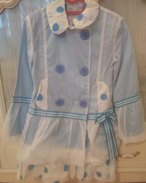 Новый плащ Орби 128-134см, легкий