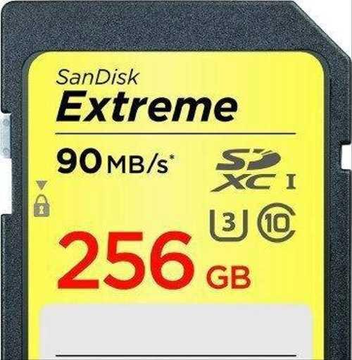 Карта памяти sandisk 256gb