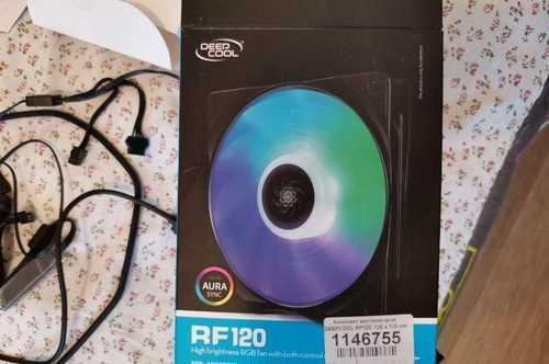 Вентиляторы DeepCool rf120 rgb 3шт