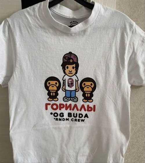 Футболка мерч og buda гориллы