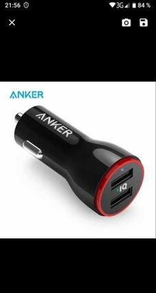 Usb зарядное устройство anker