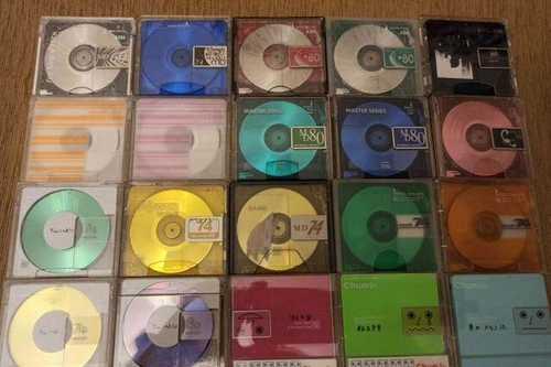 20 минидисков minidisc md