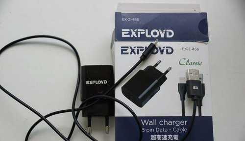 Сетевое зарядное устройство Exployd EX-Z-466
