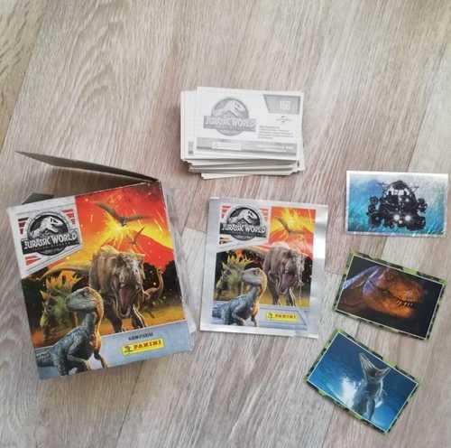 Наклейки panini jurassic world(мир юркого периода)