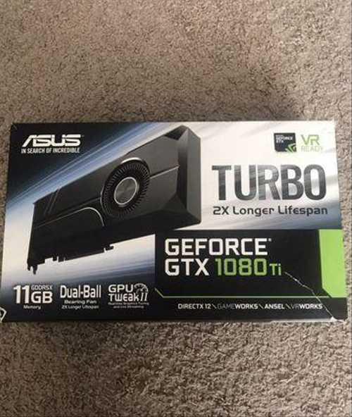Видеокарта gtx 1080ti 11gb asus