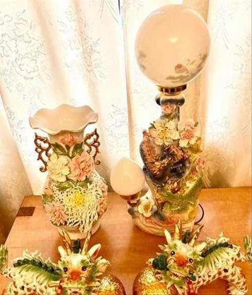 Декоративная ваза к китайскому Новому году