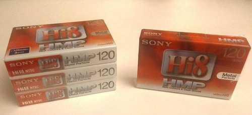 Видеокассеты новые Sony, Hi8, Digital8, Video8