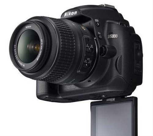 Фотоаппарат Nikon D 5000 + 2 объектива + сумка для