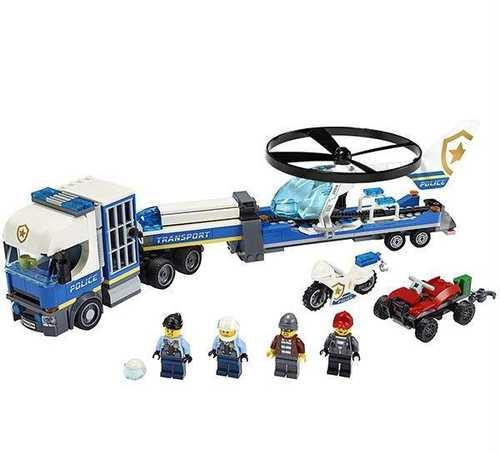 Lego City 60244 Полицейский вертолётный транспорт