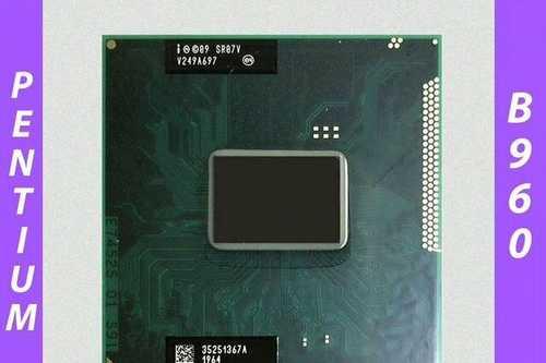 Процессор Intel Pentium B960 / 2 Ядра / TDP 35W