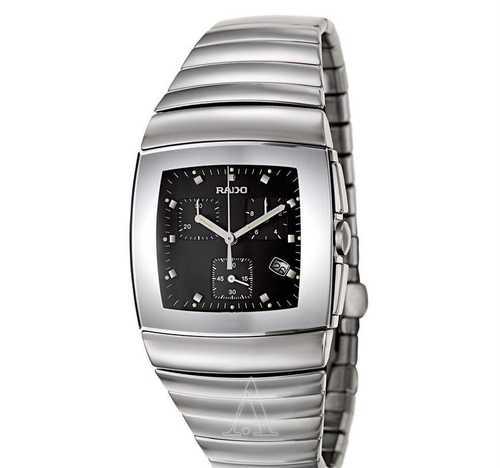 Rado Sintra XL Mens Platinum Ceramic Swiss Chronog