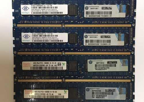 HP 4GB PC3-10600 (DDR3-1333) ECC P/N: 500210-071