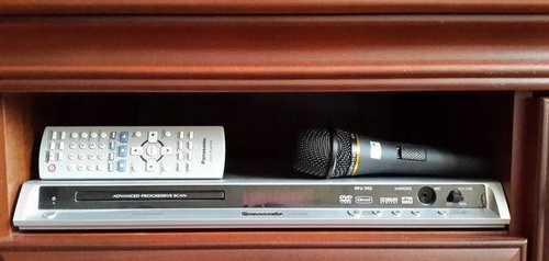 Микрофон+Плеер Panasonic DVD-K325 с караоке