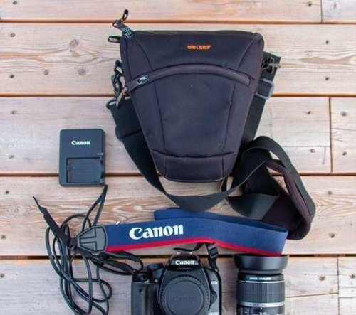 Canon 450D kit (сумка + объектив)