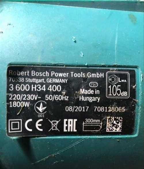 Электропила Bosch AKE 30 S цепная