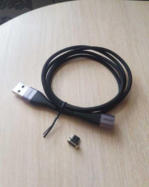 Магнитный кабель micro usb 1м, 3А