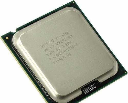 Процессор Intel Core 2 Duo E6750 + комплектующие