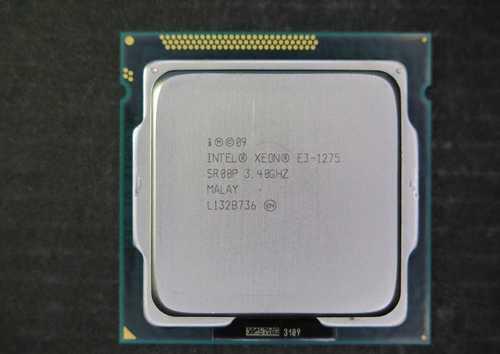 Intel Xeon E3-1275 / s1155 / 3.4-3.8 GHz / 4C8T
