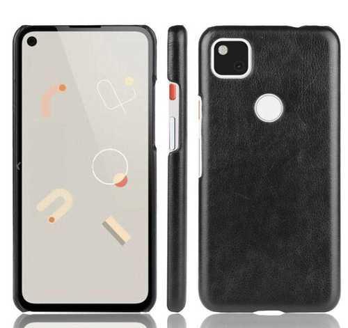 Кожаная накладка-чехол для Google Pixel 4a