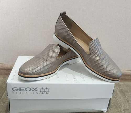Слипоны/ туфли женские geox 39-40р