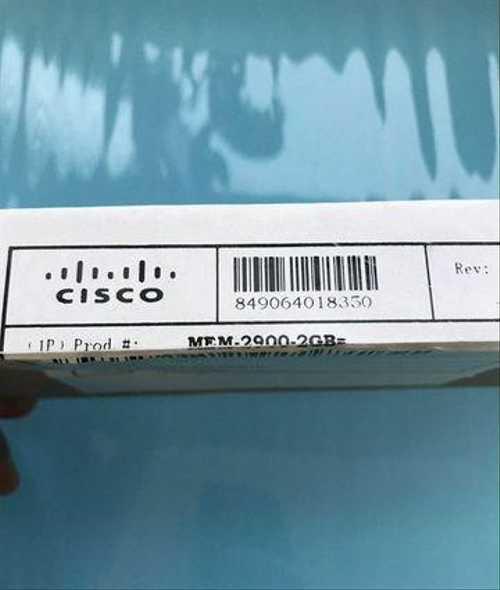 Модуль памяти cisco MEM-2900-2GB Новые в наличии