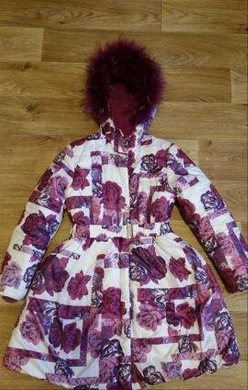 Зимний пуховик-пальто для девочки Batik р-р 146