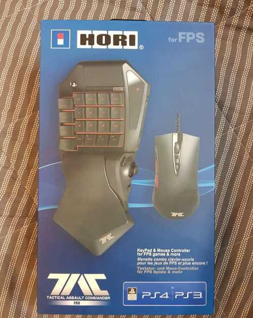 Игровая мышь и кейпад для PS4 Hori T.A.C Pro