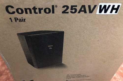 Акустическая система JBL control 25AV WH