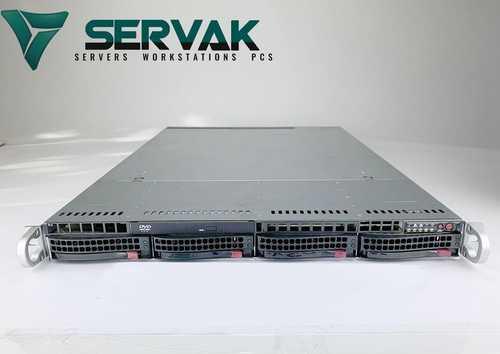 Сервер Supermicro 6017R 4x3.5 2x E5-2670v2 64GB