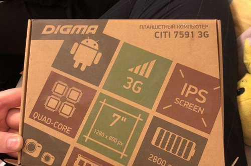 Планшет новый digma citi 7591 3g