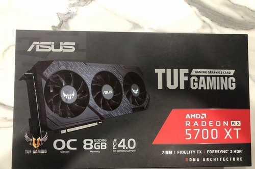 Видеокарта asus TUF Gaming X3 Radeon RX5700XT
