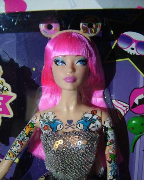 Барби Токидоки Barbie Tokidoki с розовыми волосами
