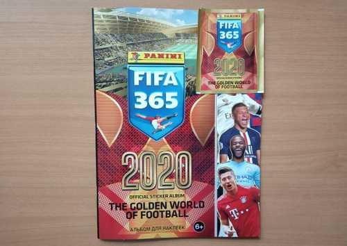 Альбом Panini fifa 365 2020 + 2 пакетика