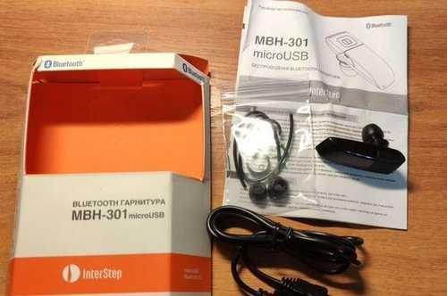 Bluetooth гарнитура interstep MBH-301