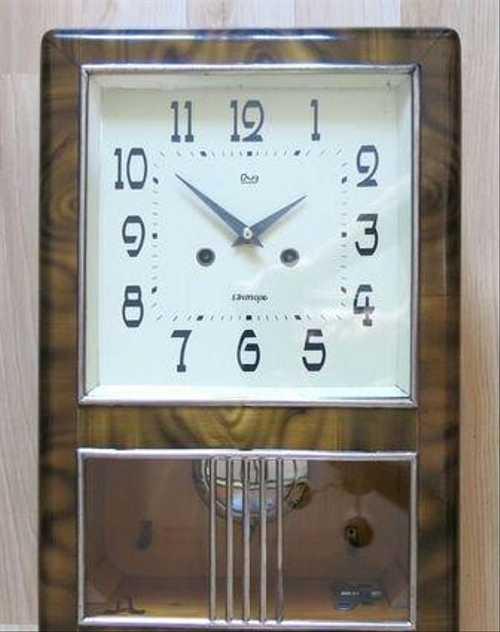 Настенные часы с боем очз-Янтарь (СССР)