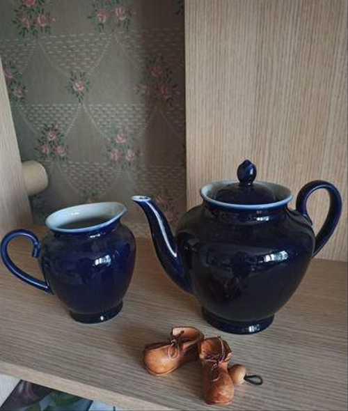 Заварочный чайник и молочник СССР