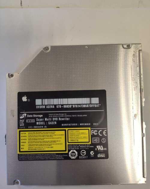 DVD-RW GA32N, дисковод для iMac 12.7 mm