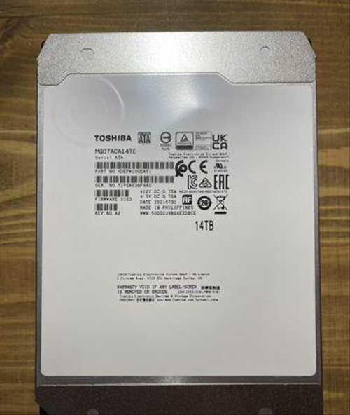 Toshiba 14tb MG07ACA14TE