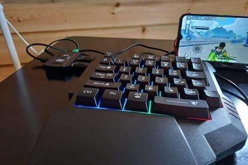 Игровая механическая клавиатура и мышь для телефон