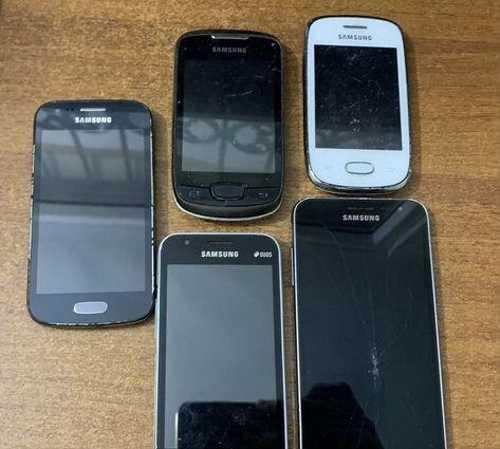 5 смартфонов Samsung на запчасти
