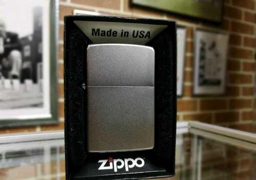Зажигалка Zippo classic Satin Chrome 205