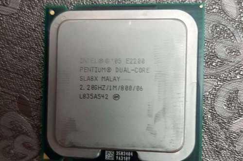 Процессор intel pentium E2200 dual-core