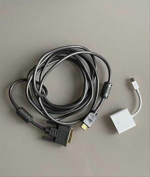 DVI/hdmi 3m, DVI/Thunderbolt адаптер