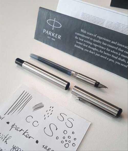 Parker перьевая ручка + картриджи