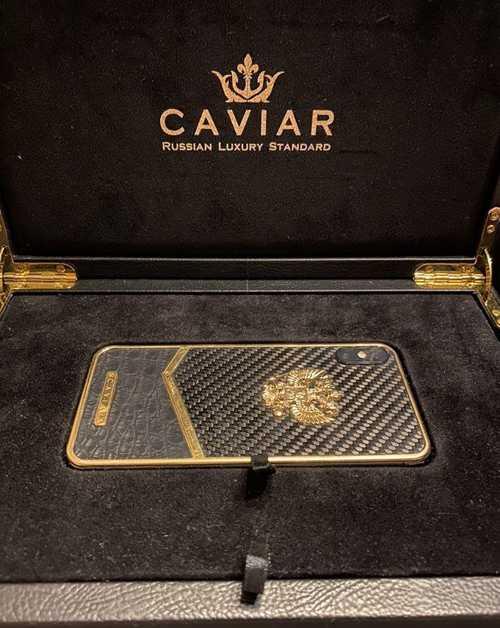 iPhone XS 512 Caviar Alligator Carbon