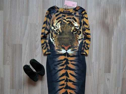 Платье с тигром
