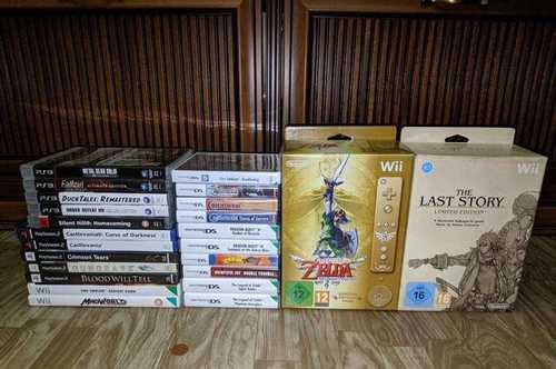 Коллекция игр на консоли