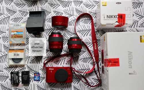 Камера Nikon 1 J1 (2 объектива)
