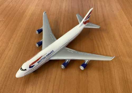 Модель самолёта Boeing 747 British Airlines (1:400