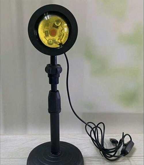 Закатная лампа проектор для Тик Тока / лампа селфи